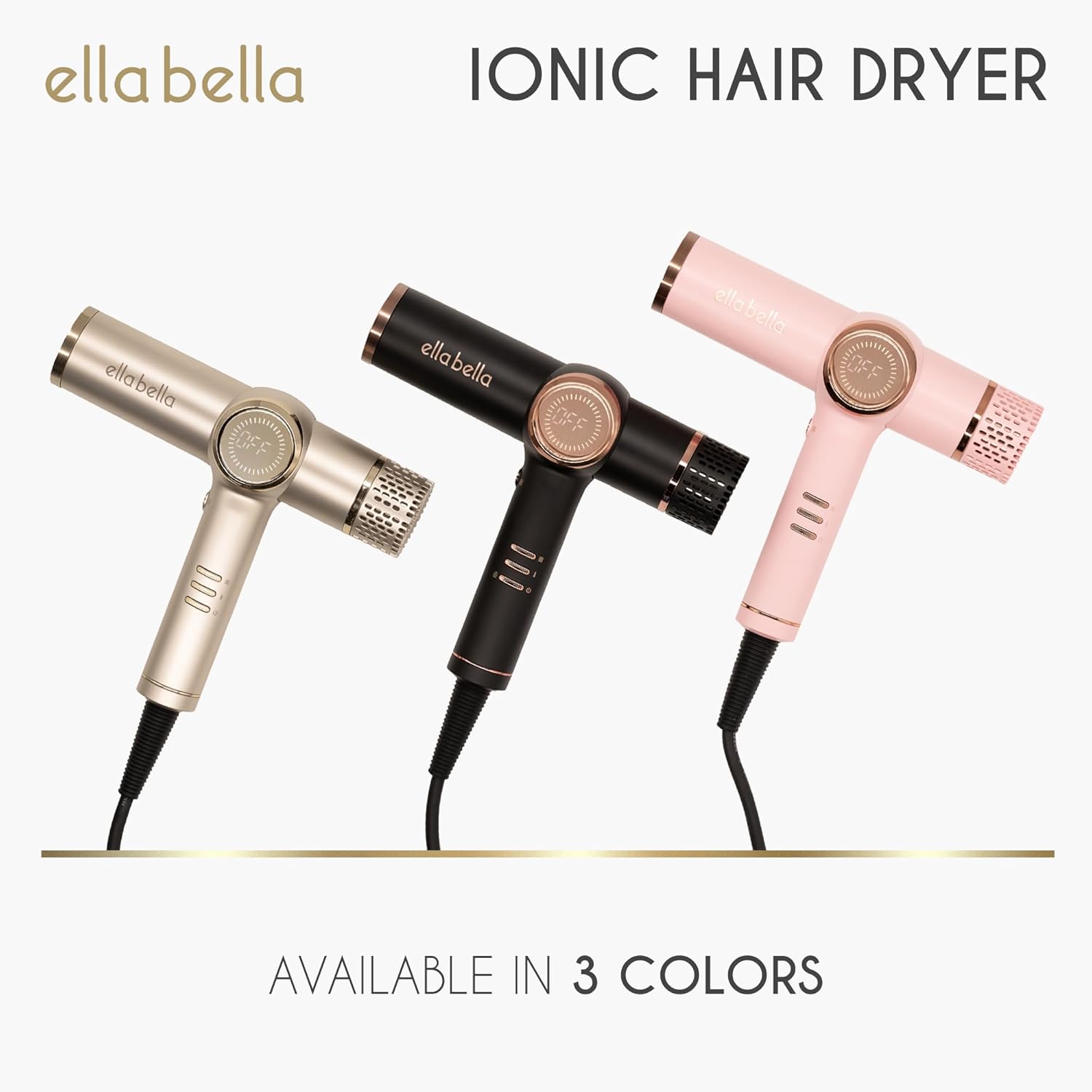 Ionic Hair Dryer – Ella Bella
