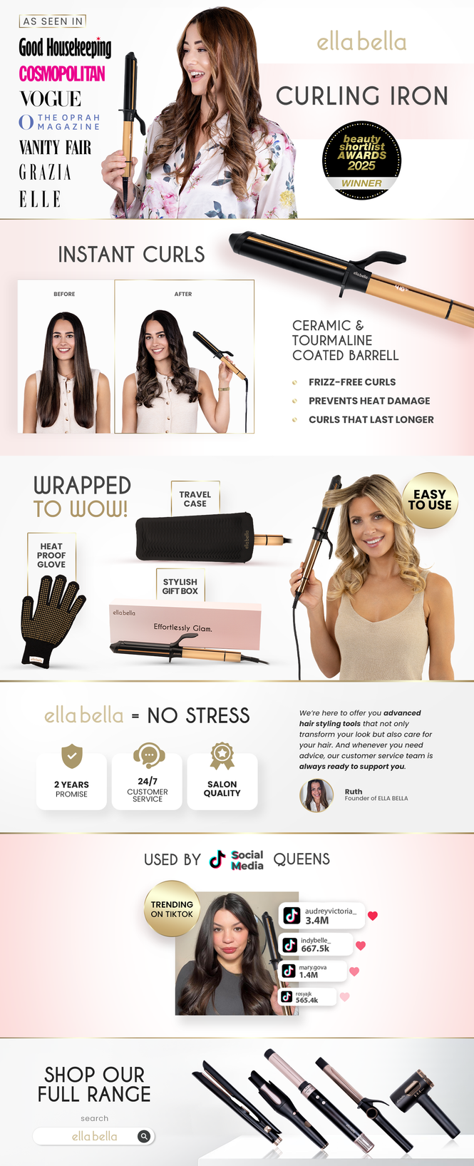 Curling Iron – Ella Bella