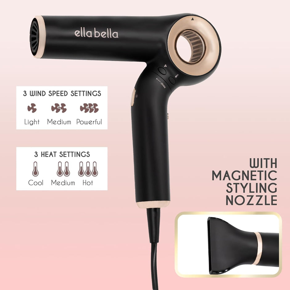 Foldable Hair Dryer – Ella Bella